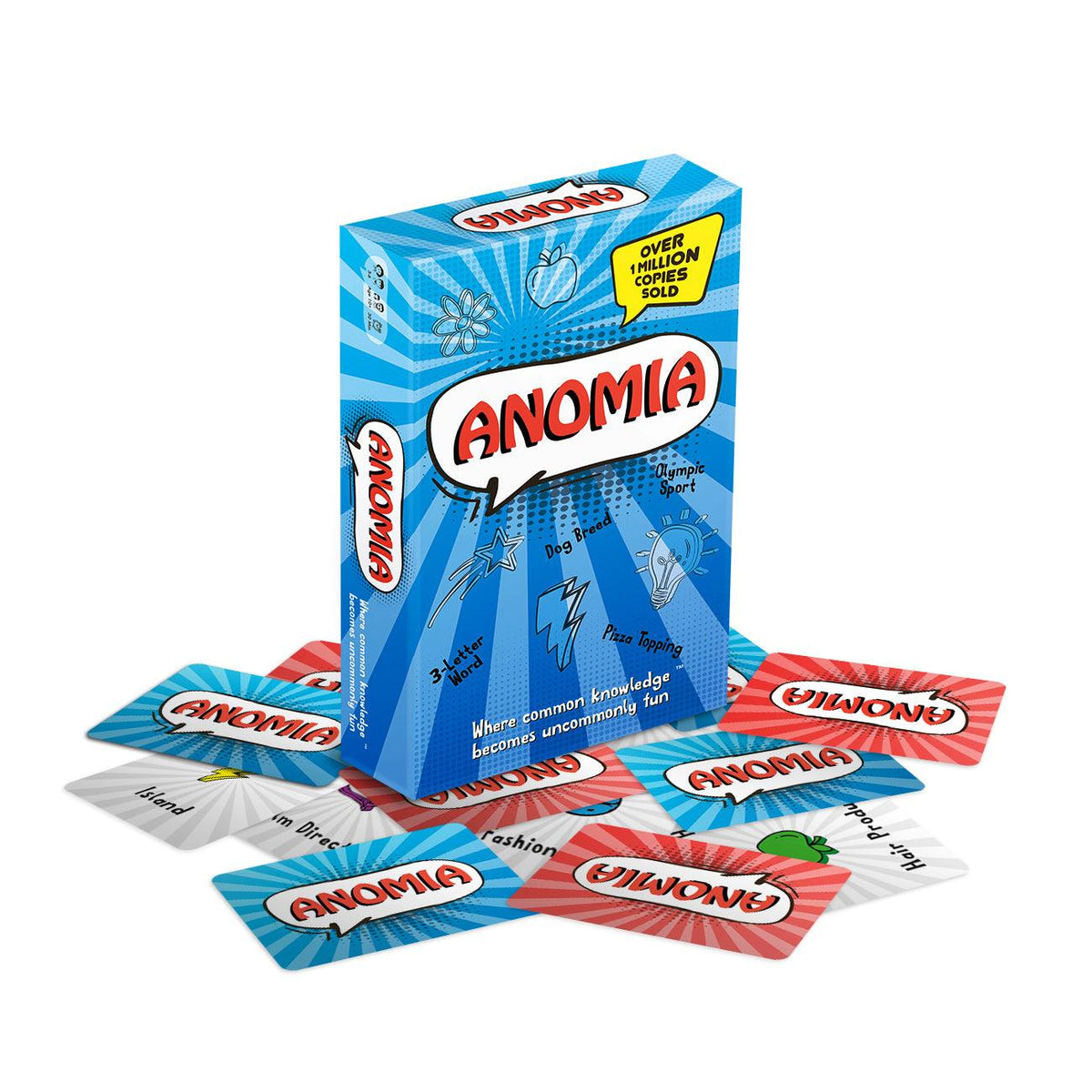 Anomia Card Game Common Knowledge Fun Multiplayer Card Game – Voloum Store
